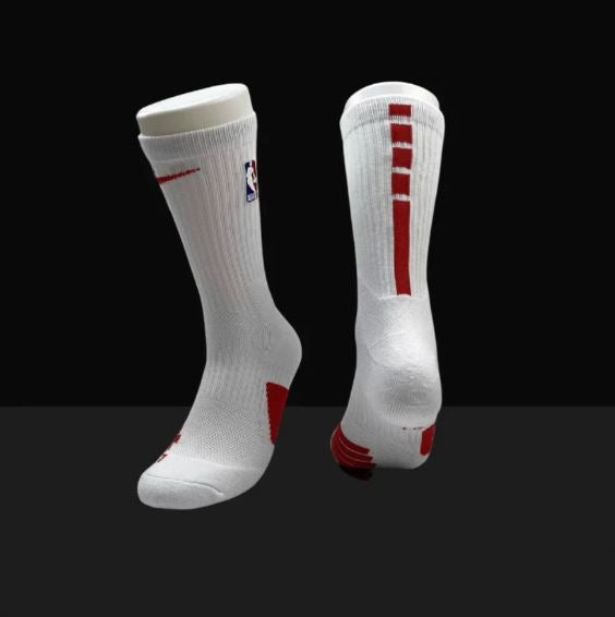 Hoop Armour™ Elite Socks White/Red – HOOPARMOUR™