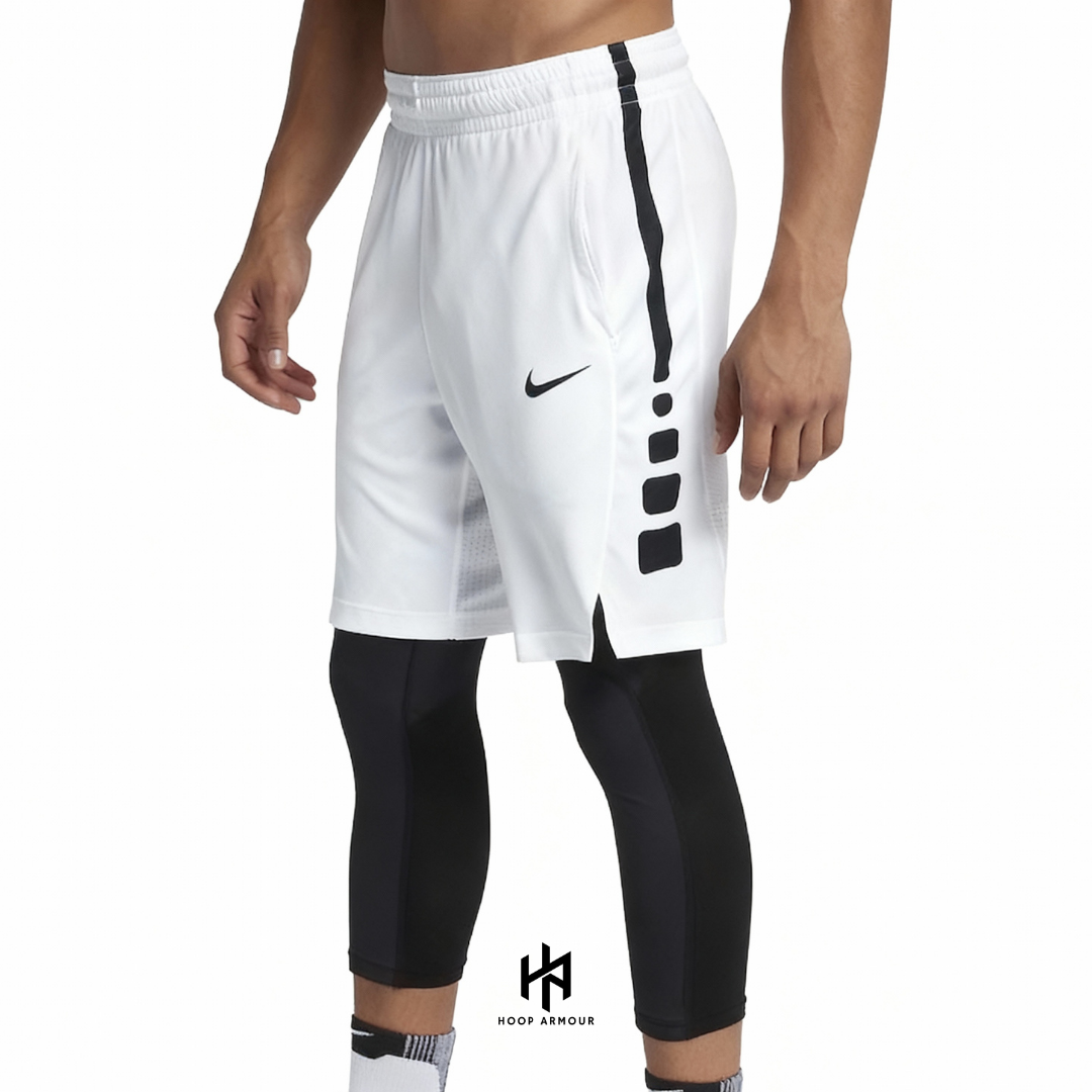 Hoop Armour™ Elite Shorts White – HOOPARMOUR™