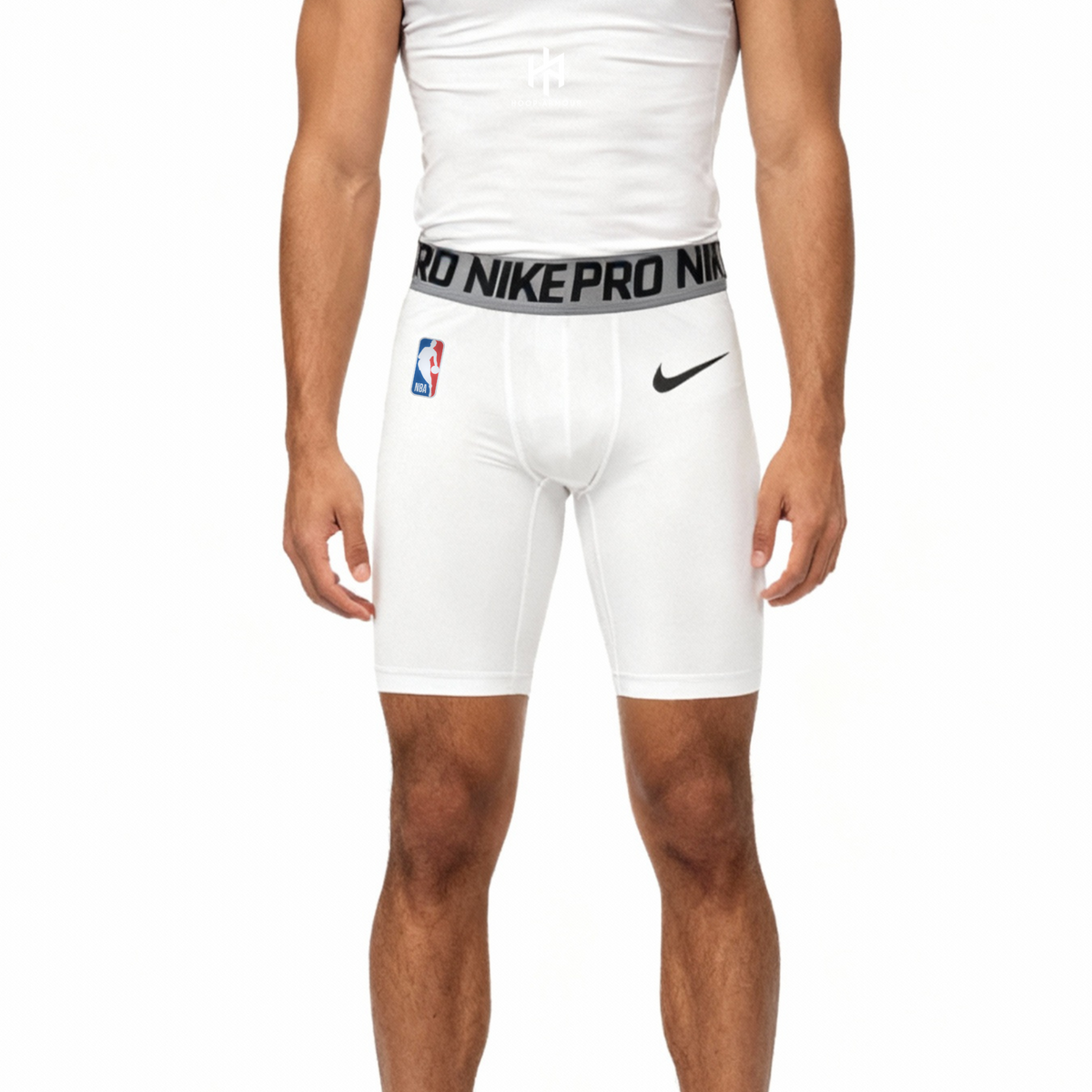 Elite Pro White Compression Boxers – HOOPARMOUR™