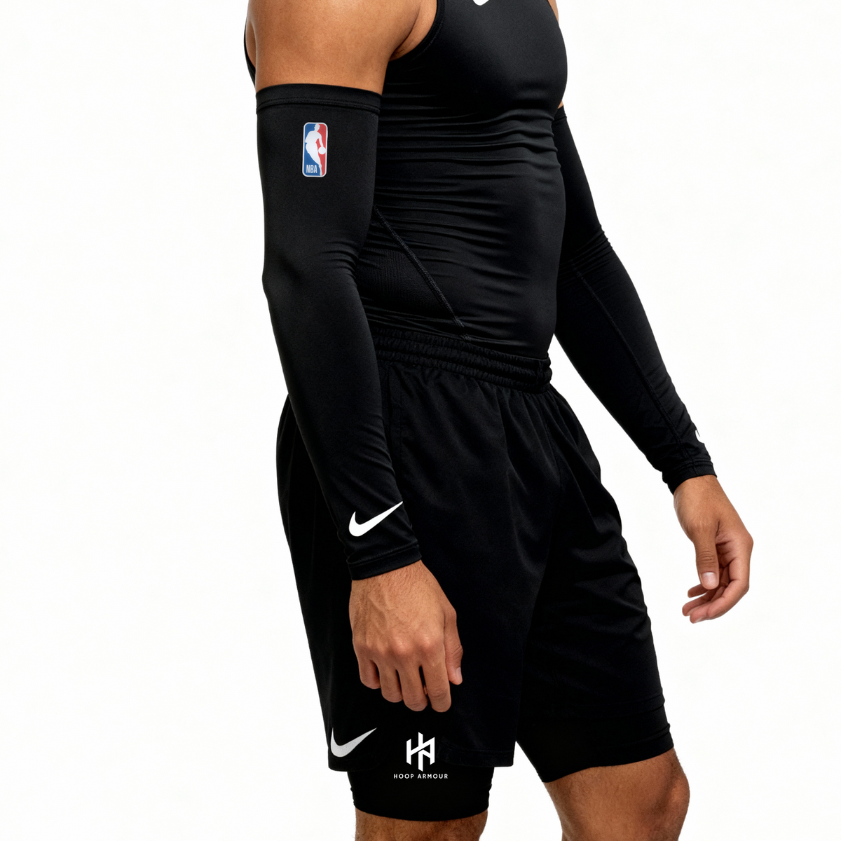 Elite Pro Black Compression Shooting Sleeve – HOOPARMOUR™