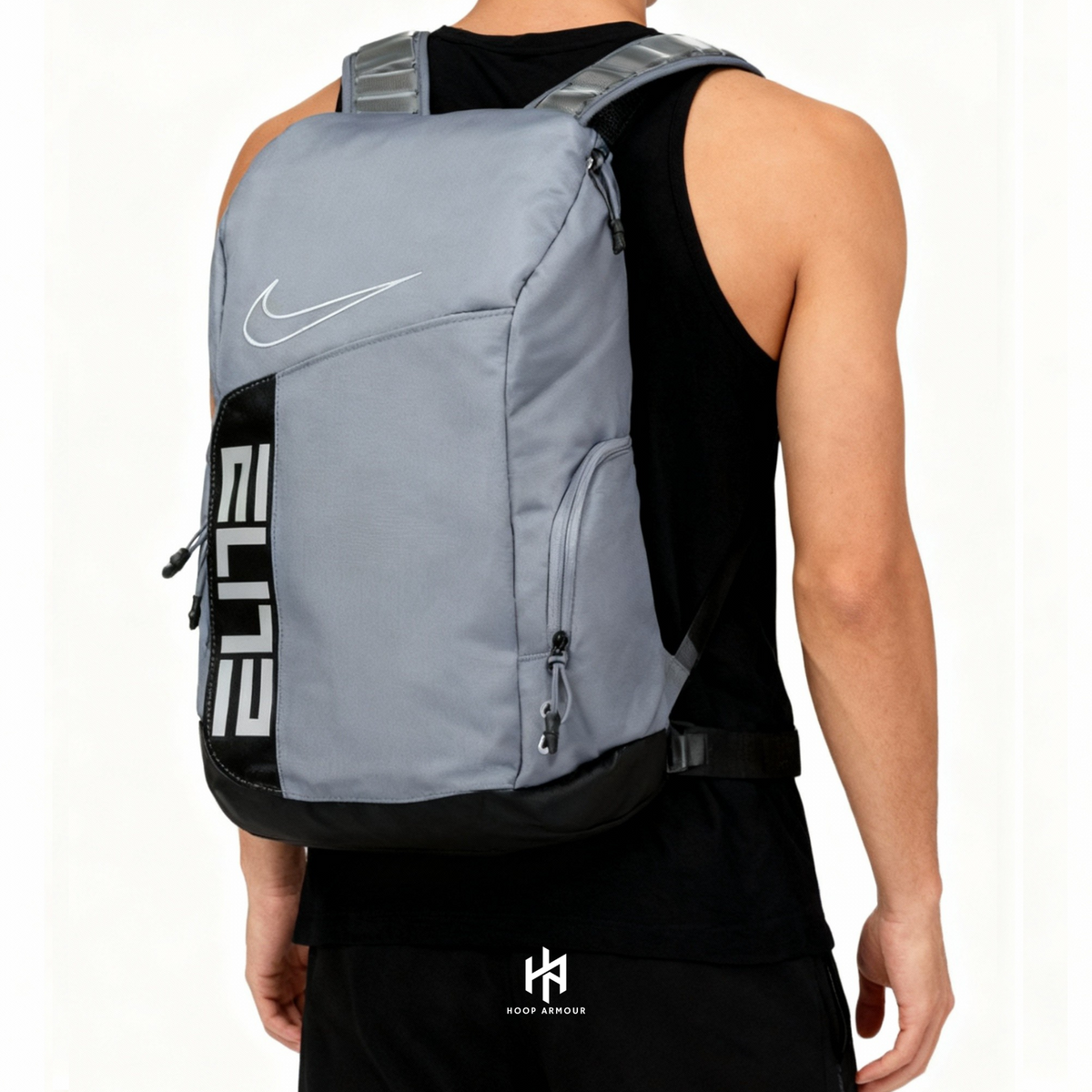 Hoop Armour™ Elite Backpack Grey – HOOPARMOUR™